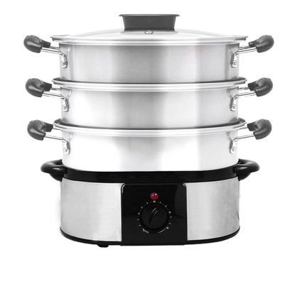 High Power Auto off 7 programmes External water 11L Digital Stainless Steel Steam Cooke12818A supplier