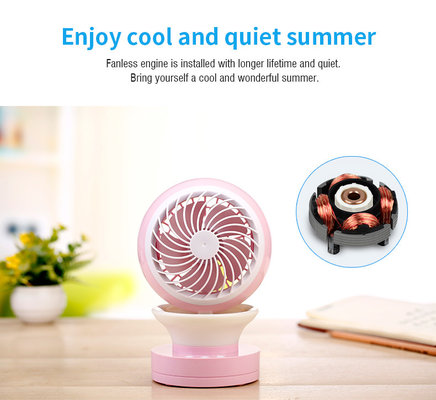 Mulit-function Extremely Mini Cool Fan Strong Wind Spray Mist Dual Speed Night Light Humidifier Beauty  GK-CF02 supplier