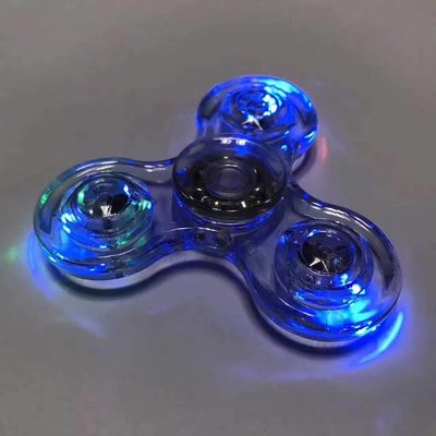 Crystal Fidget Spinner with Flashing LED Lights GK-FS01 supplier