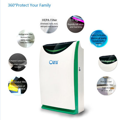 Electrical portable negative ions home ozone air purifier hepa filter OSL-KJ200FK02A supplier