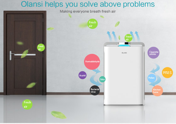 Electrical portable negative ions home ozone air purifier hepa filter OSL-KJ450FK08A supplier