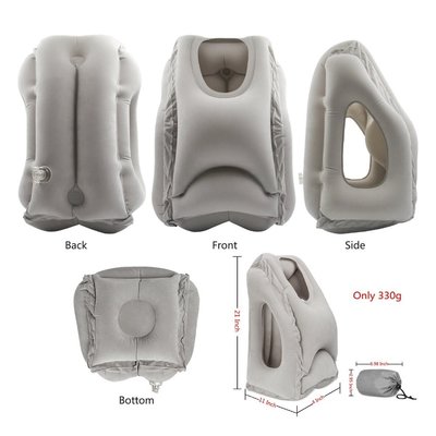 Woollip Soft Inflatable Air Travel Pillow Neck Suitable for Comfortable Sleep Travel pillow GK-TP01 supplier
