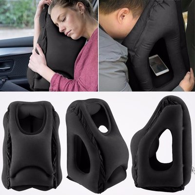 Woollip Soft Inflatable Air Travel Pillow Neck Suitable for Comfortable Sleep Travel pillow GK-TP01 supplier