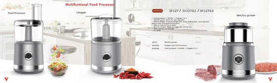 Multifunction Food Processor Electrical Mandoline Thermo Cooker SF127 supplier
