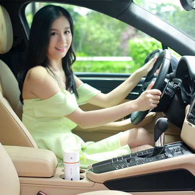 Bamboo LED Night light Portable Air Humidifier for Car and Home Oil Aroma Diffuser Sprayer UH018 supplier