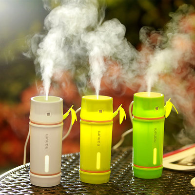 Bamboo LED Night light Portable Air Humidifier for Car and Home Oil Aroma Diffuser Sprayer UH018 supplier