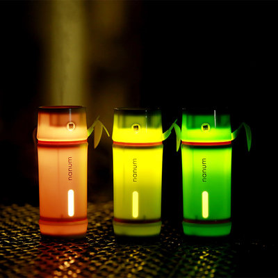 Bamboo LED Night light Portable Air Humidifier for Car and Home Oil Aroma Diffuser Sprayer UH018 supplier