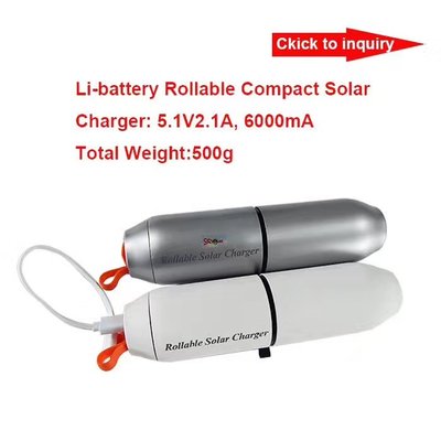Rollable Solar Full Charger with Flash Function ALL IN 1 GK-SC01 supplier