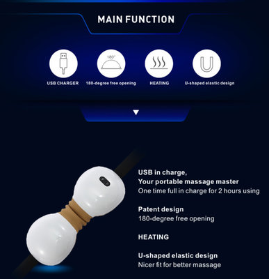 Mini Cordless Neck Massager Rechargeable  neck massager GK-NM01 supplier