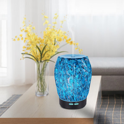 New Product Ideas 2018 Humidifier Unique Glass Oil Diffuser With Colorful Lights RY32A supplier