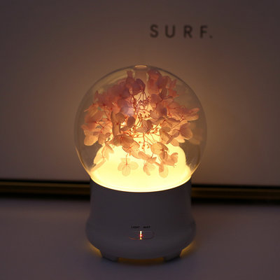 Real Flower ultrasonic essential oil humidifier aromatherapy diffuser with usb GK-FL01 supplier
