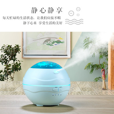 NEW DESIGN ultrasonic essential oil humidifier aromatherapy night star  diffuser GK-NS01 supplier