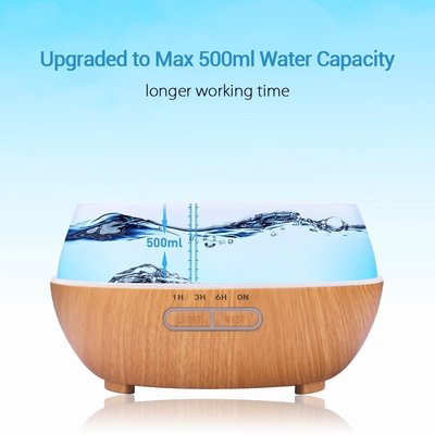 Essential Oil Diffuser 400 ml for longer Mist - Cool Mist Aromatherapy with 7 changing Colored LED Lights GK-YX-088 supplier