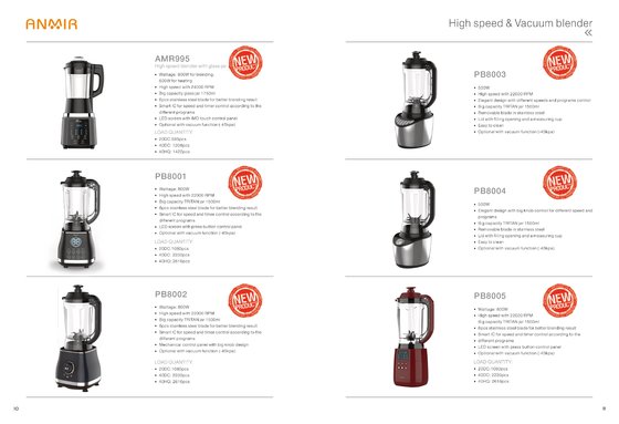 OZEN Vacuum Blender / Vidia Vacuum Blender/ Kuving vacuum blender / Vacuum storage bottle /BPA FREE GK-AMR995 supplier