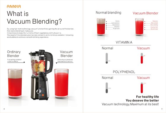 OZEN Vacuum Blender / Vidia Vacuum Blender/ Kuving vacuum blender / Vacuum storage bottle /BPA FREE GK-AMR988 supplier
