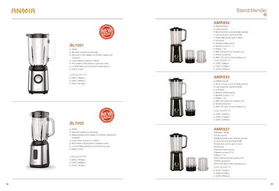 Wholesale household kitchen electric manual stand table blender mixer/BPA FREE GK-BL7001 supplier