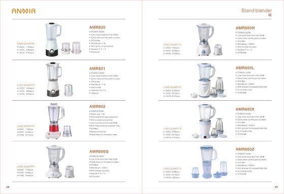 Wholesale household kitchen electric manual stand table blender mixer/BPA FREE GK-AMR920 supplier