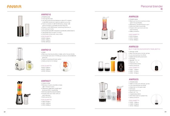 Personal Powerful Blender Juice Mixer with Tritan Sport Bottle and Travel Lid for fruits Shakes & smoothies GK-AMR616 supplier