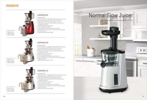NEW Big/Wide Mouth AC induction motor slow juicer compare to NUC Hurom Kuving BPA FREE GK-AMR8822A supplier