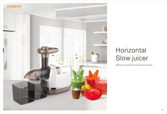 NEW Tigress Slow Juicer Horizontal Wheatgrass Juicer Extractor Vegetable Pomegranate Juicer GK-AMR521 supplier