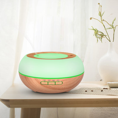 7 Color Changing LED Light Aromatherapy Essential Oil Diffuser 300ml air ultrasonic humidifier Light Wood Grain RY25C supplier