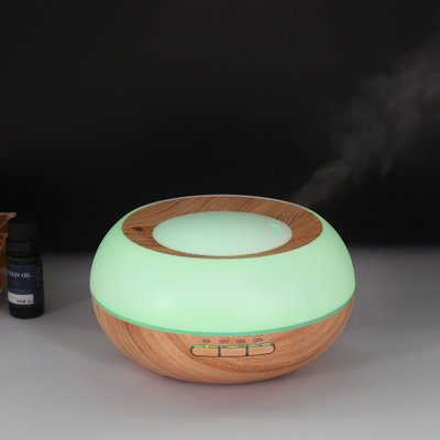 7 Color Changing LED Light Aromatherapy Essential Oil Diffuser 300ml air ultrasonic humidifier Light Wood Grain RY25C supplier