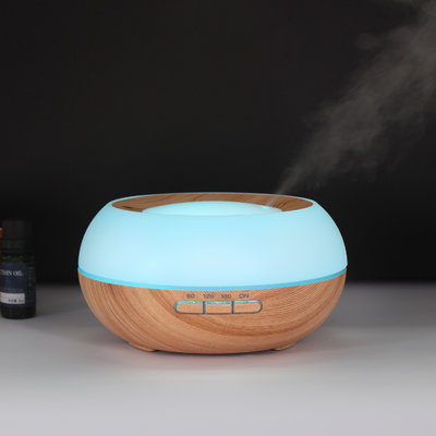 7 Color Changing LED Light Aromatherapy Essential Oil Diffuser 300ml air ultrasonic humidifier Light Wood Grain RY25C supplier