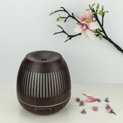 7 Color Changing LED Light Aromatherapy Essential Oil Diffuser 400ml air ultrasonic humidifier Light Wood color GK-W01 supplier