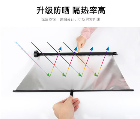 Removable car window shade windshield sun visor curtain GK-CS01 supplier