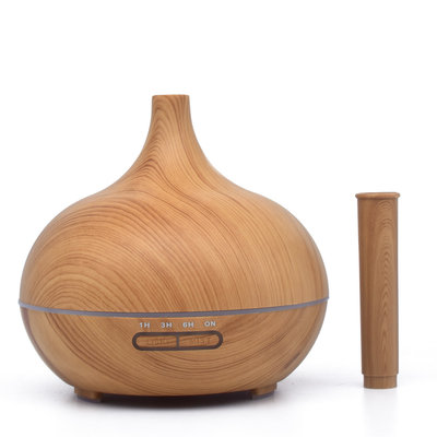 7 Color Changing LED Light Aromatherapy Essential Oil Diffuser 400ml air ultrasonic humidifier Light Wood color GK-015 supplier