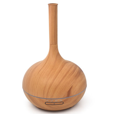 7 Color Changing LED Light Aromatherapy Essential Oil Diffuser 400ml air ultrasonic humidifier Light Wood color GK-015 supplier