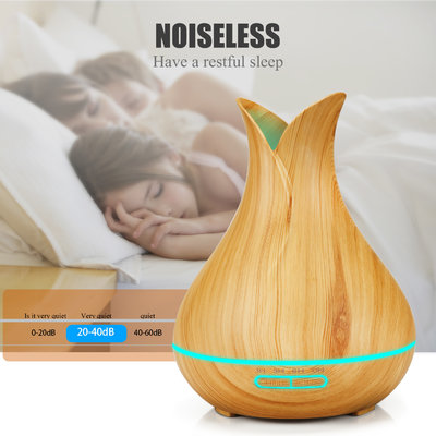 7 Color Changing LED Light Aromatherapy Essential Oil Diffuser air ultrasonic humidifier Light Wood color GK-YX-08-W supplier