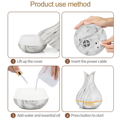 7 Color Changing LED Light Aromatherapy Essential Oil Diffuser air ultrasonic humidifier Light Wood color GK-W088 supplier