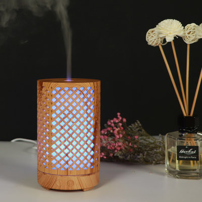 7 Color Changing LED Light Aromatherapy Essential Oil Diffuser air ultrasonic humidifier Light Wood color GK-YX125 supplier
