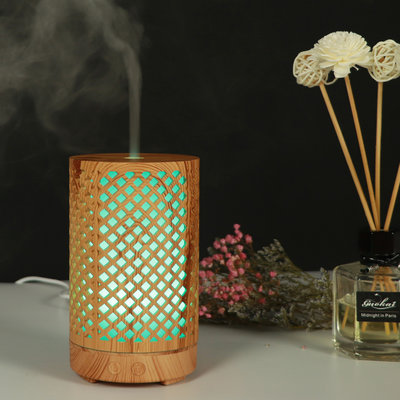7 Color Changing LED Light Aromatherapy Essential Oil Diffuser air ultrasonic humidifier Light Wood color GK-YX125 supplier