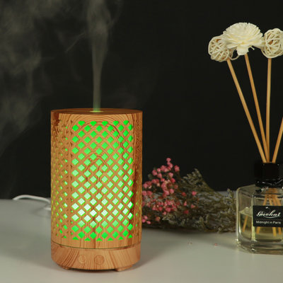 7 Color Changing LED Light Aromatherapy Essential Oil Diffuser air ultrasonic humidifier Light Wood color GK-YX125 supplier