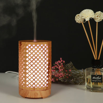 7 Color Changing LED Light Aromatherapy Essential Oil Diffuser air ultrasonic humidifier Light Wood color GK-YX125 supplier