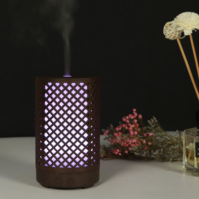 7 Color Changing LED Light Aromatherapy Essential Oil Diffuser air ultrasonic humidifier Light Wood color GK-YX125D supplier