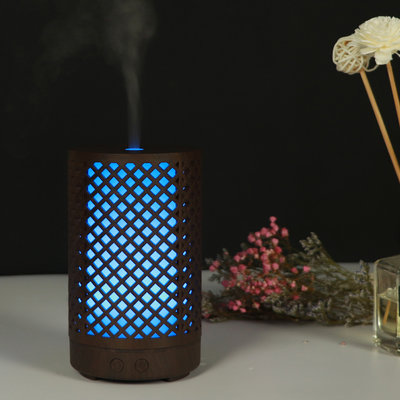 7 Color Changing LED Light Aromatherapy Essential Oil Diffuser air ultrasonic humidifier Light Wood color GK-YX125D supplier