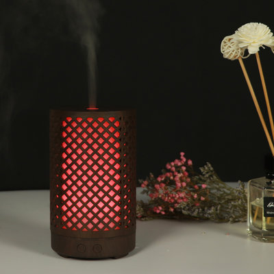 7 Color Changing LED Light Aromatherapy Essential Oil Diffuser air ultrasonic humidifier Light Wood color GK-YX125D supplier