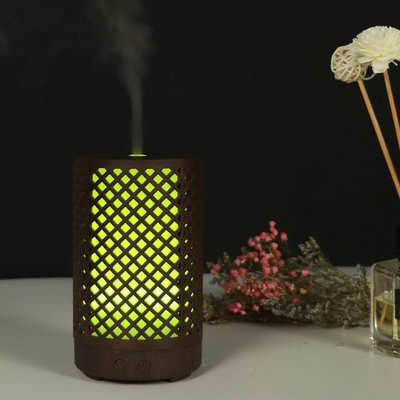 7 Color Changing LED Light Aromatherapy Essential Oil Diffuser air ultrasonic humidifier Light Wood color GK-YX125D supplier