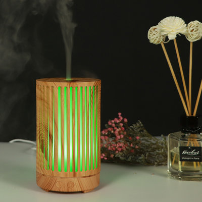7 Color Changing LED Light Aromatherapy Essential Oil Diffuser air ultrasonic humidifier Light Wood color GK-YX126 supplier