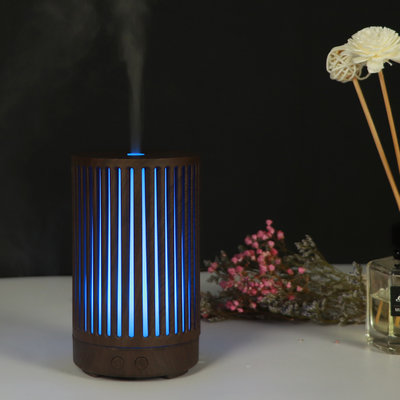 7 Color Changing LED Light Aromatherapy Essential Oil Diffuser air ultrasonic humidifier Light Wood color GK-YX126D supplier
