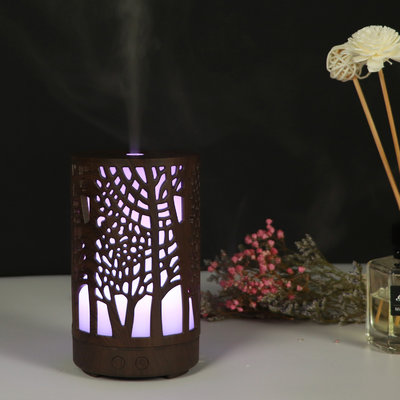 7 Color Changing LED Light Aromatherapy Essential Oil Diffuser air ultrasonic humidifier Light Wood color GK-YX127D supplier
