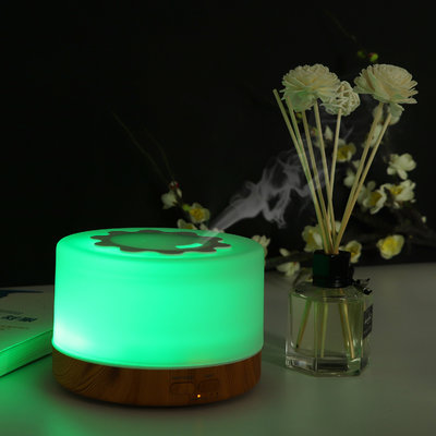 7 Color Changing LED Light Aromatherapy Essential Oil Diffuser air ultrasonic humidifier Light Wood color GK-YX-316 supplier