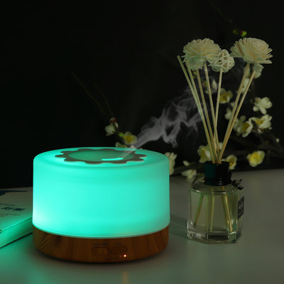 7 Color Changing LED Light Aromatherapy Essential Oil Diffuser air ultrasonic humidifier Light Wood color GK-YX-316 supplier