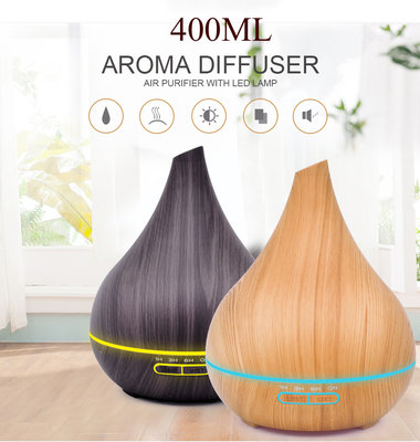 7 Color Changing LED Light Aromatherapy Essential Oil Diffuser air ultrasonic humidifier Light Wood color GK-YX-314 supplier