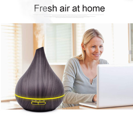 7 Color Changing LED Light Aromatherapy Essential Oil Diffuser air ultrasonic humidifier Light Wood color GK-YX-314 supplier