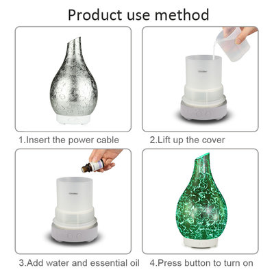 7 Color Changing LED Light Aromatherapy Essential Oil Diffuser air ultrasonic humidifier Light Wood color GK-YX-001 supplier
