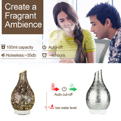 7 Color Changing LED Light Aromatherapy Essential Oil Diffuser air ultrasonic humidifier Light Wood color GK-YX-001 supplier